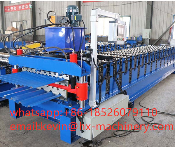 double layer metal roofing panel forming machine for IBR and corrugated