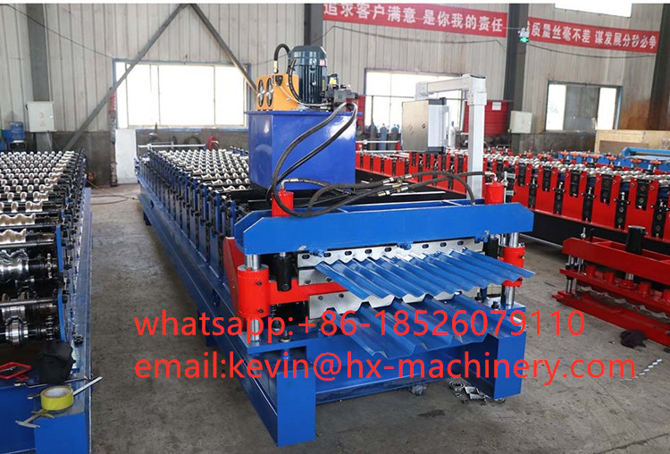 double layer metal roofing panel forming machine for IBR and corrugated