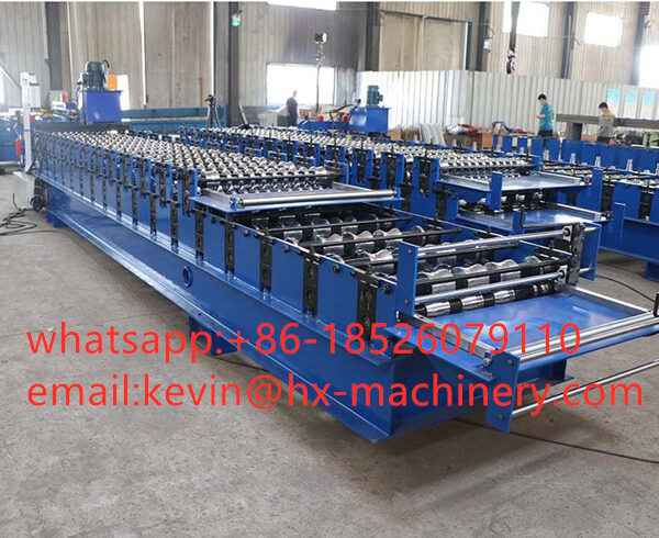 double layer metal roofing panel forming machine for IBR and corrugated