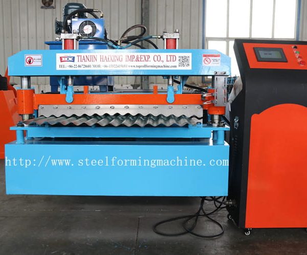 corrugated sheet metal roof making machine for Galvanized