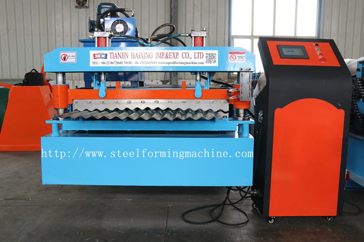 corrugated roofing sheet manufacturing machine for Galvanized