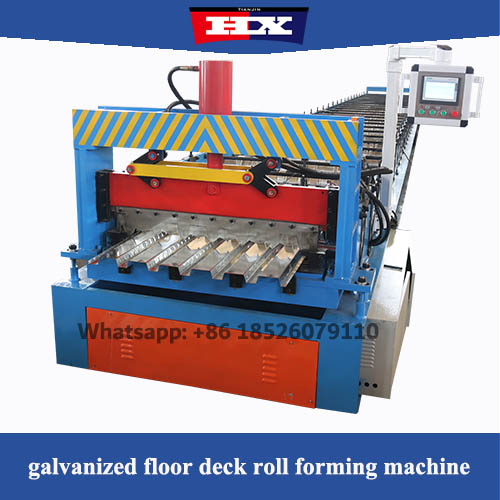Metal Floor Deck Roll Forming Machine for Galvanized zinc coil